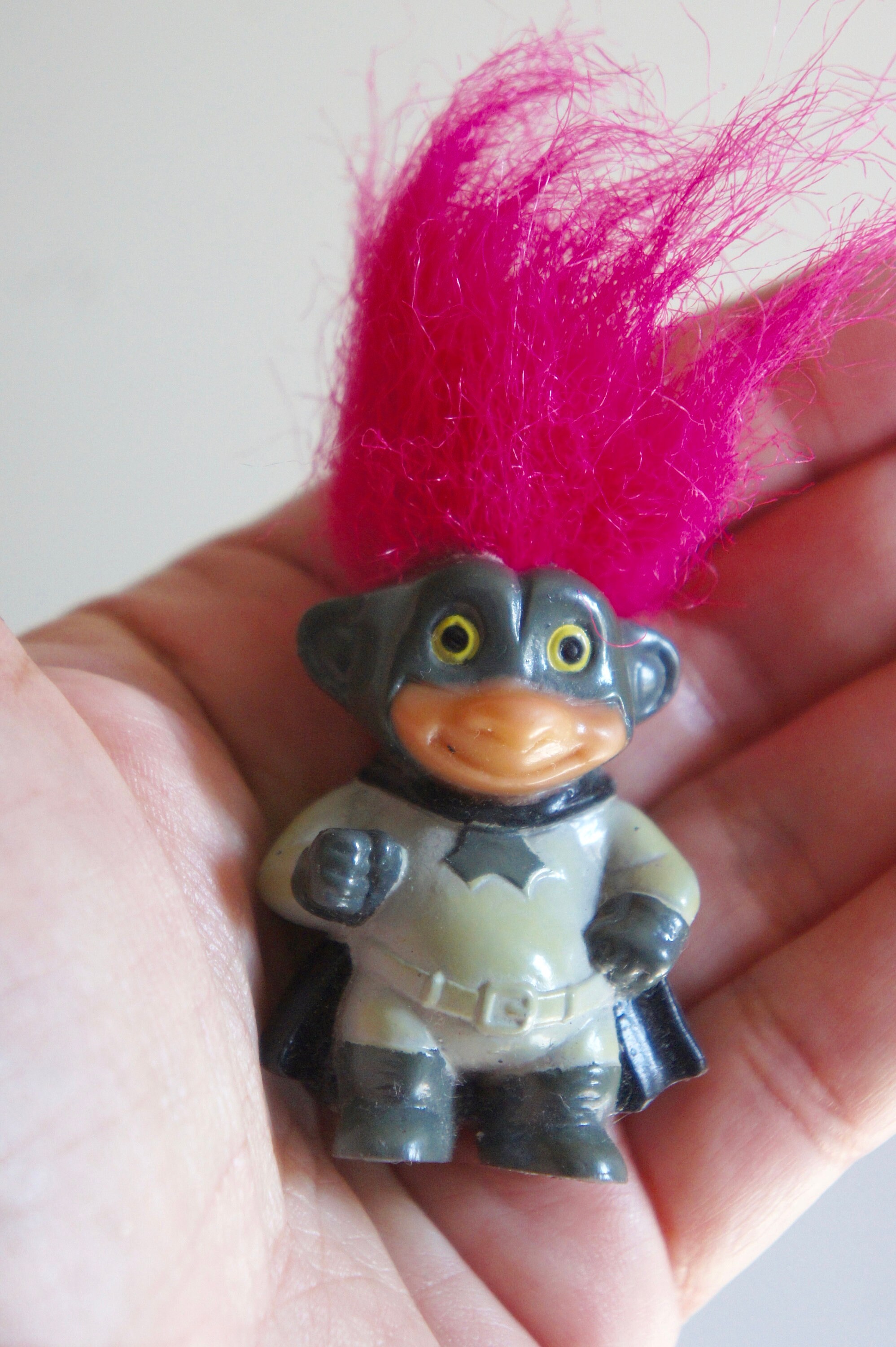 Vintage Soma 1980s 1990s Pink Hair Batman Troll Doll | Etsy