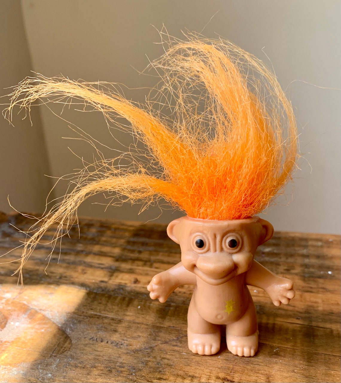 Vintage 1980s 1990s Orange Hair Troll Doll Figure - Etsy UK