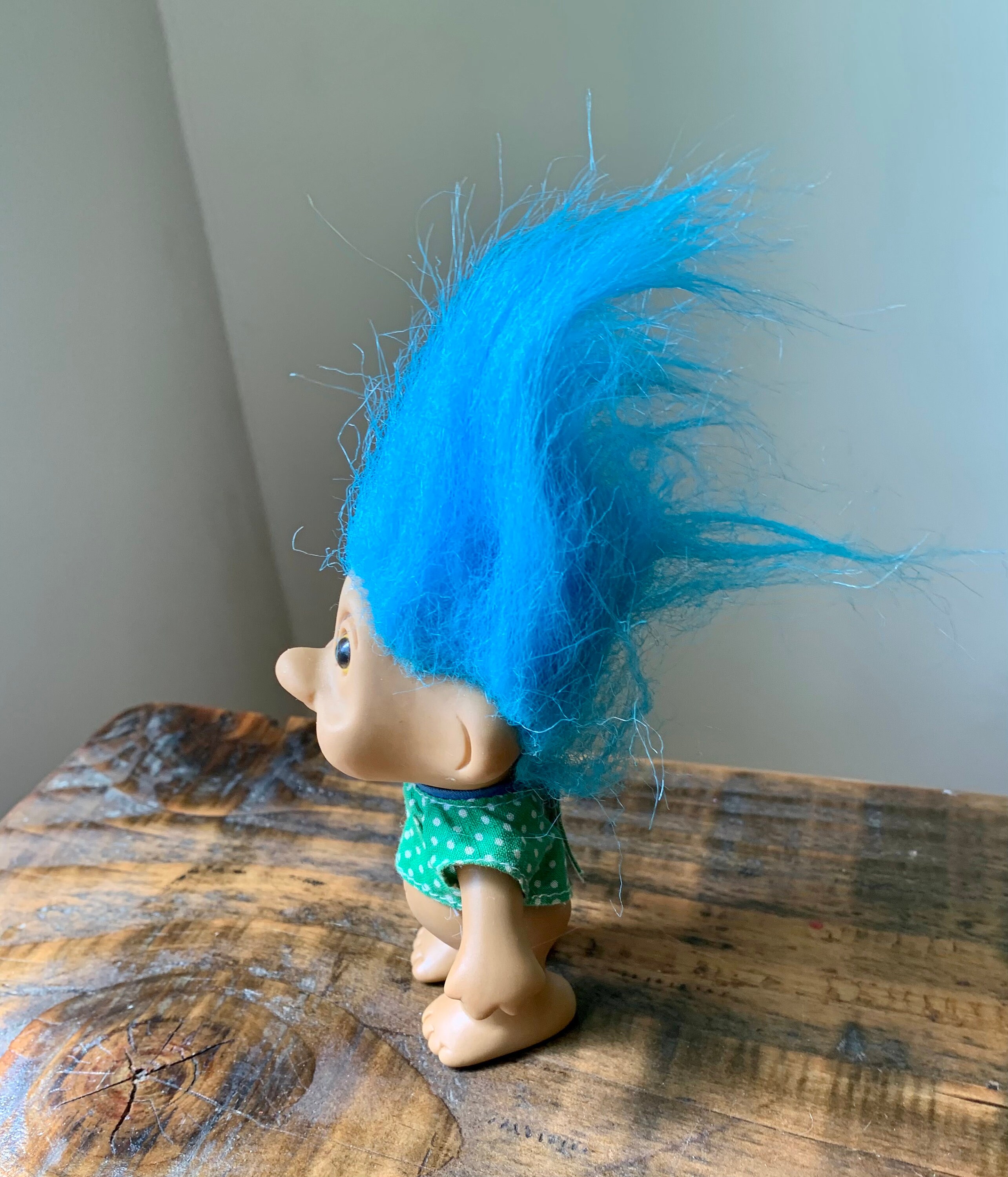 Vintage 1991 T.N.T Pelo Azul Dude Troll Muñeca Figura - Etsy España