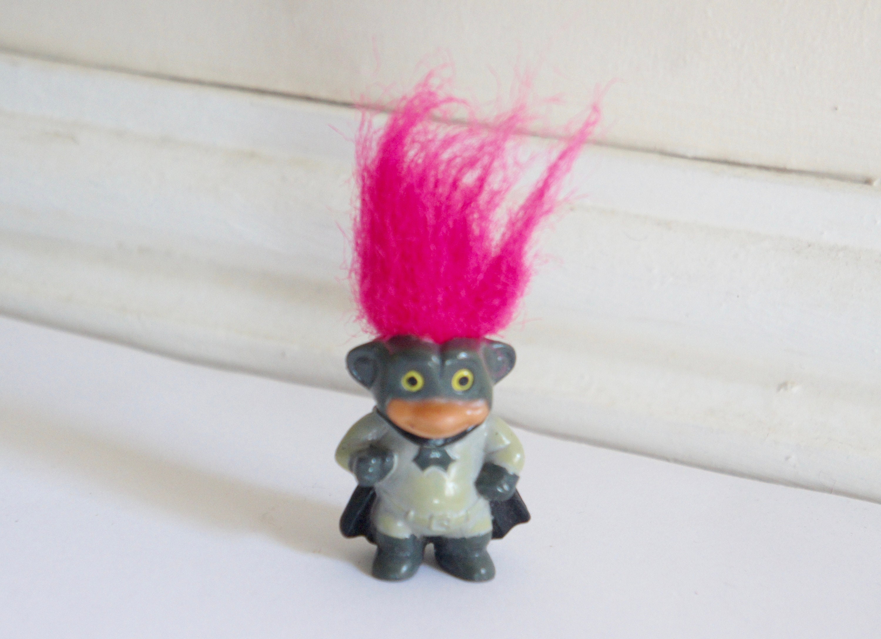 Vintage Soma 1980s 1990s Pink Hair Batman Troll Doll | Etsy