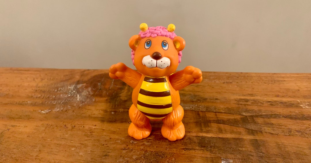 Vintage, 1985, Hasbro, Disney, Wuzzles, Bumblelion, Orange, Plastic ...