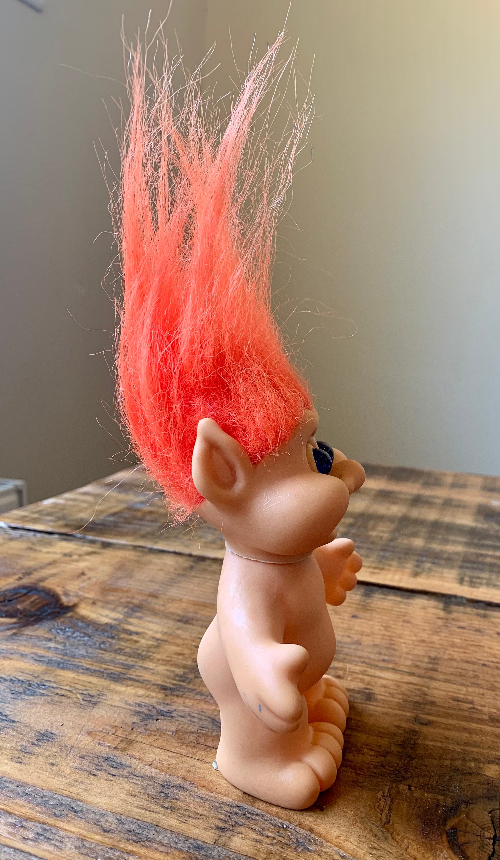 Vintage 1991 ITB Purple Hair Plastic Troll Doll Figure - Etsy