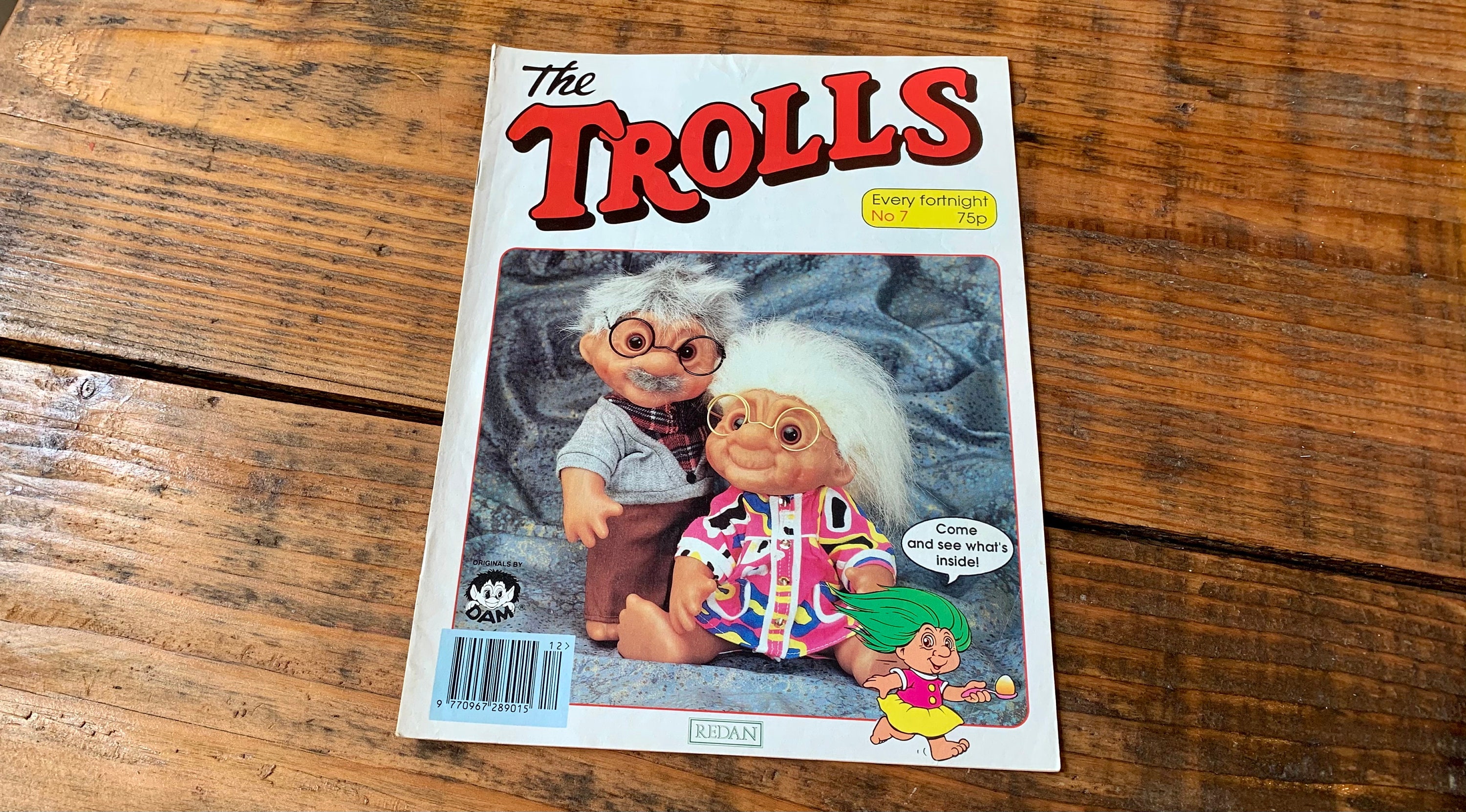 Rare Redan 1993 the Trolls Dam Troll Magazine Comic | Etsy