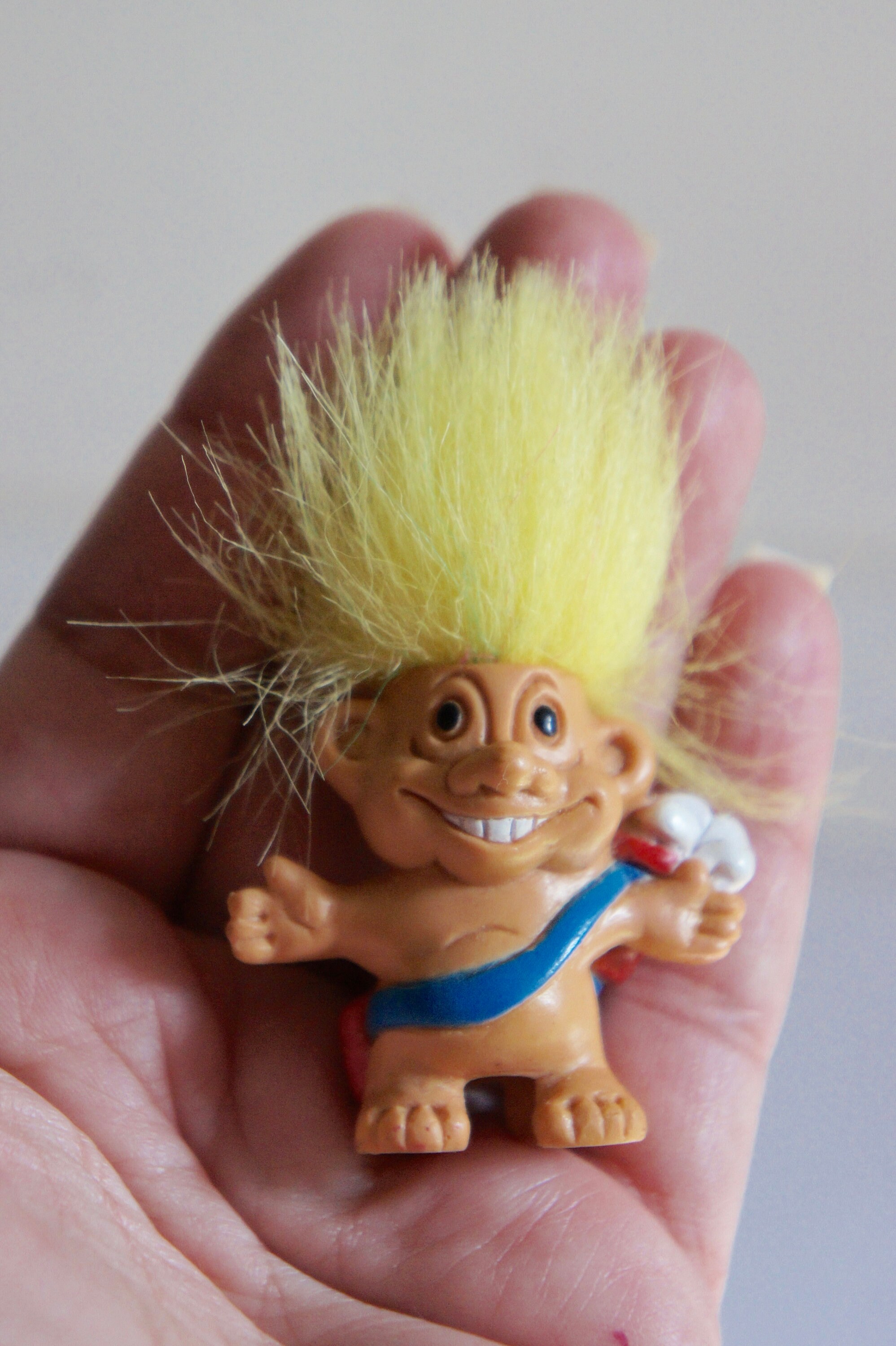 Vintage 1980s 1990s Weetos Yellow Hair Mini Troll With | Etsy