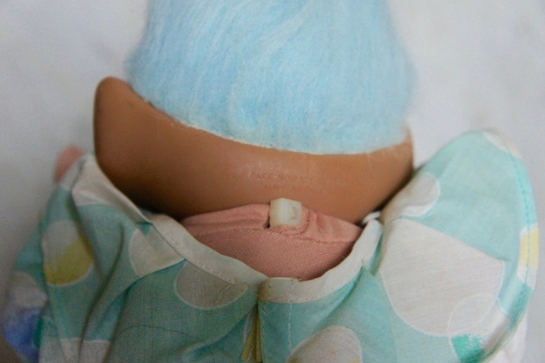 Large Vintage 1992 Ace Novelty Co Inc Blue Hair Troll - Etsy