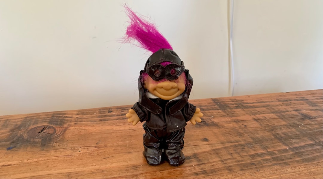 Vintage, 1980s, 1990s, Russ, Pink, Hair, Troll, Pilot, Flight, Outfit ...