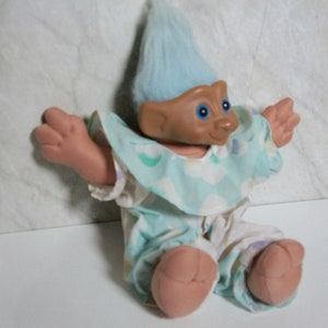 Large Vintage 1992 Ace Novelty Co Inc Blue Hair Troll - Etsy