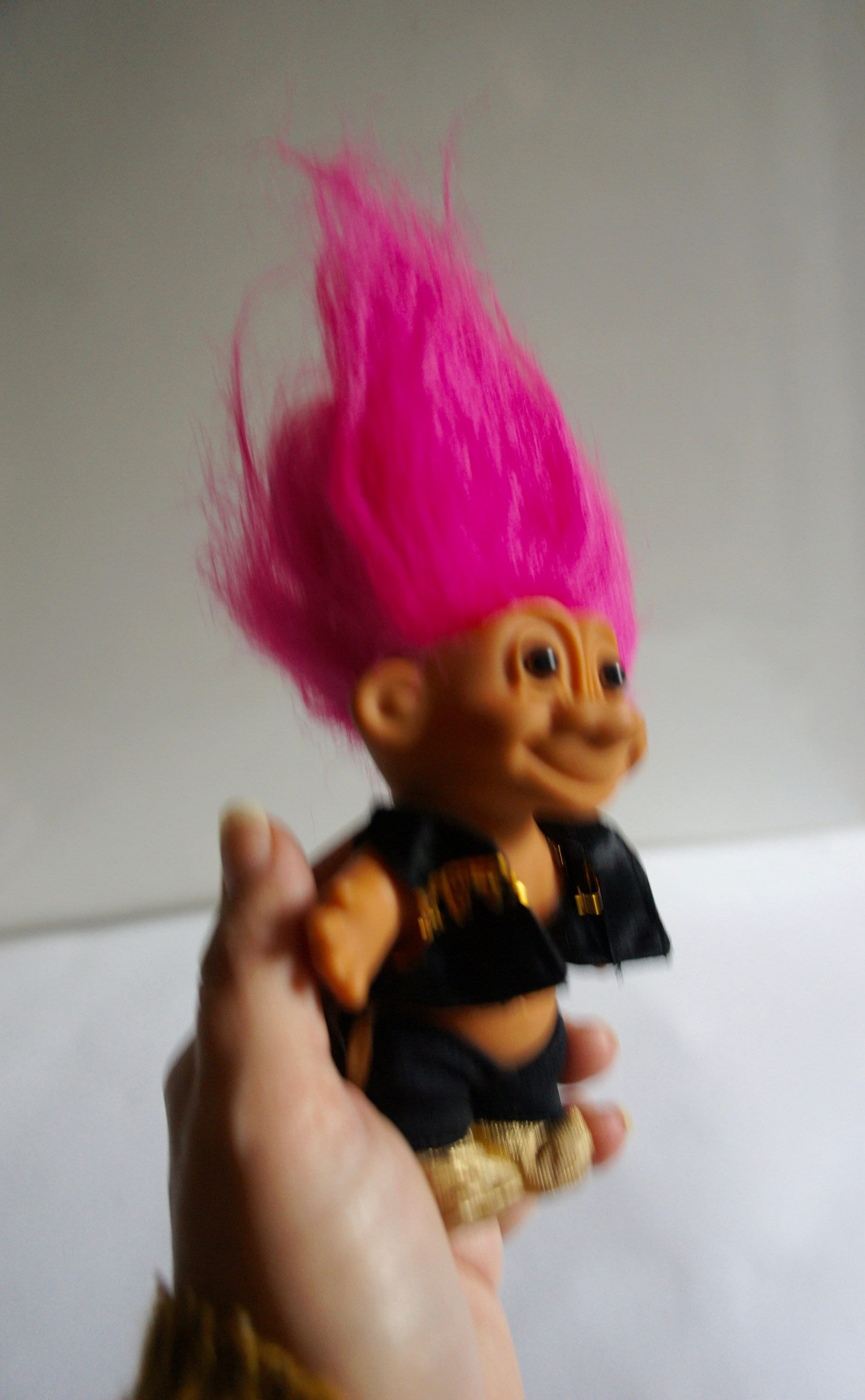 Vintage 1980s 1990s Russ Pink Hair Troll Punk Rock | Etsy