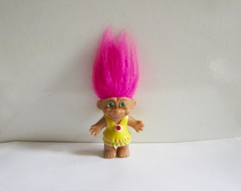 Vintage 1980s 1990s Orange Hair Yellow Dress Girl | Etsy