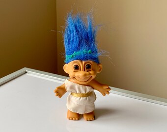 Blue Hair Troll Doll | Etsy