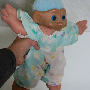 Large Vintage 1992 Ace Novelty Co Inc Blue Hair Troll - Etsy