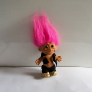 Vintage 1980s 1990s Russ Pink Hair Troll Punk Rock - Etsy