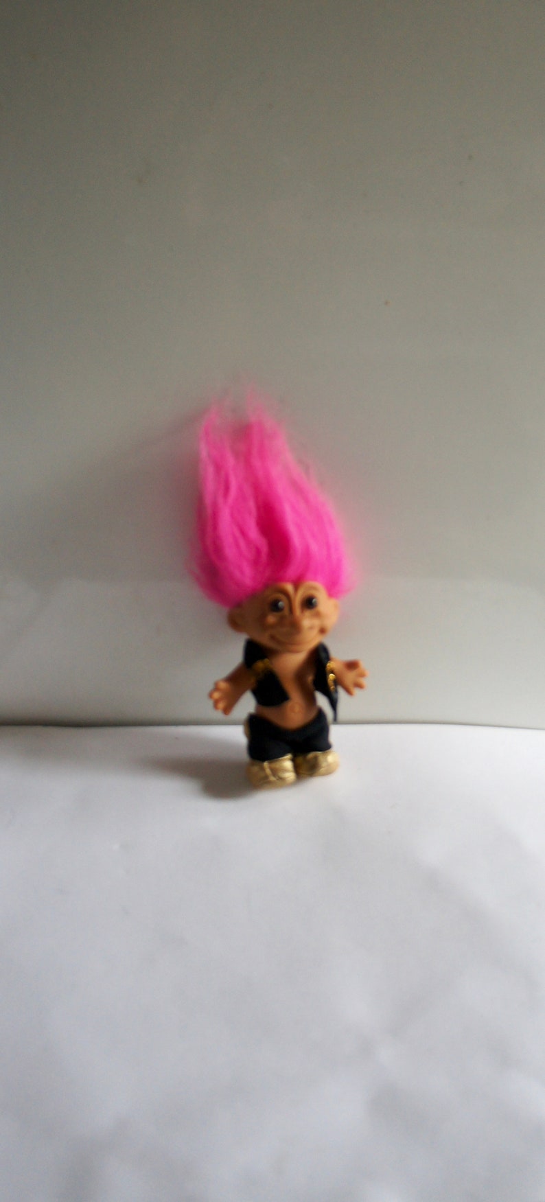 Vintage 1980s 1990s Russ Pink Hair Troll Punk Rock - Etsy