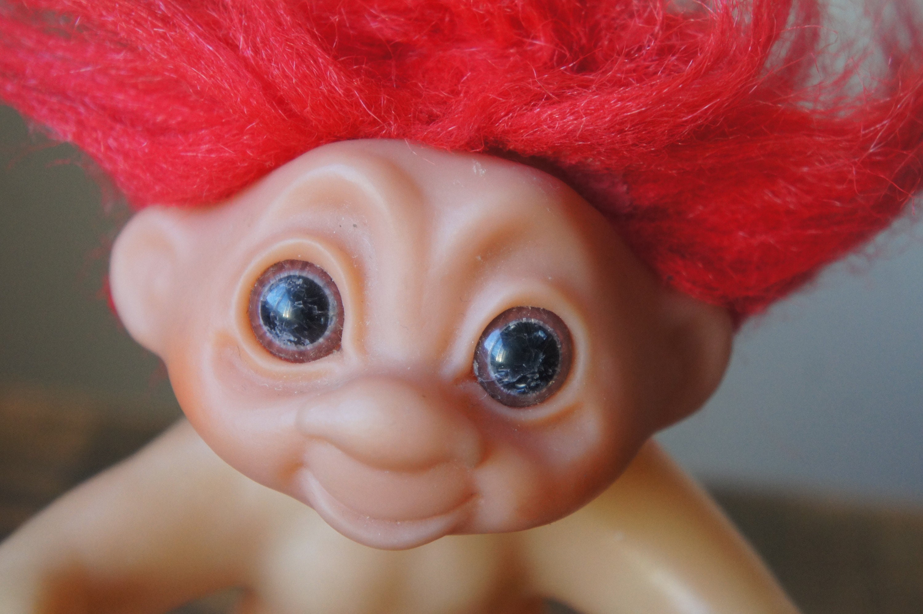 Vintage 1984 Larger Dam Red Hair Troll Doll Retro | Etsy