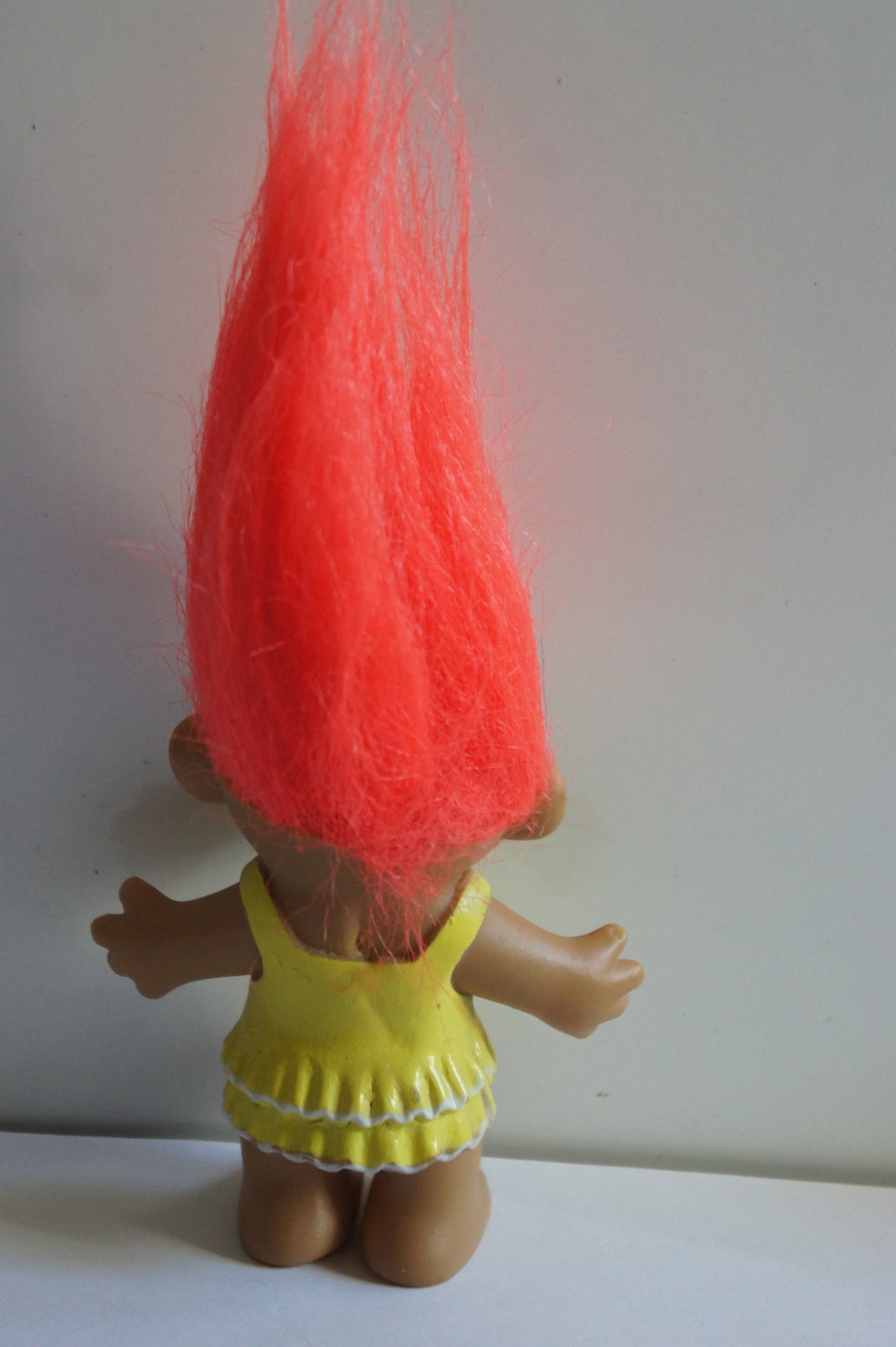 Vintage 1980s 1990s Orange Hair Yellow Dress Girl | Etsy