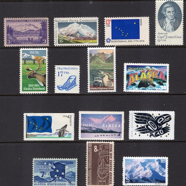 Alaska Stamps - Etsy