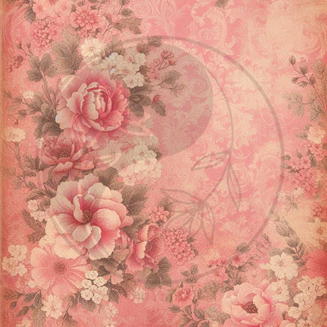 55 Pink Ephemera Digital Paper Digital Art Printable Kit Instant ...