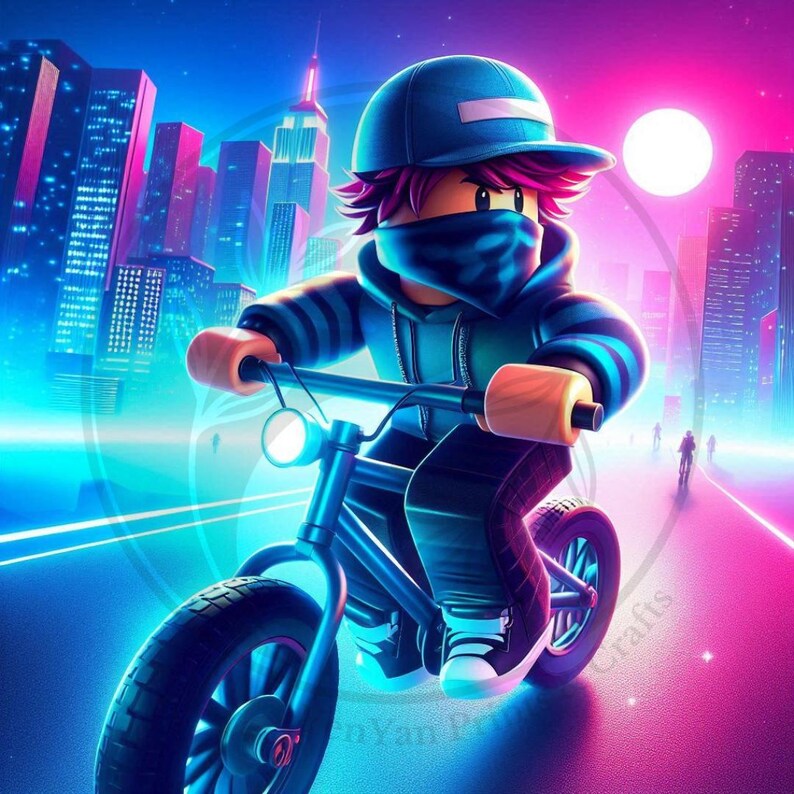 71 Cute Roblox Characters Digital Art Printable Kit Instant Digital ...