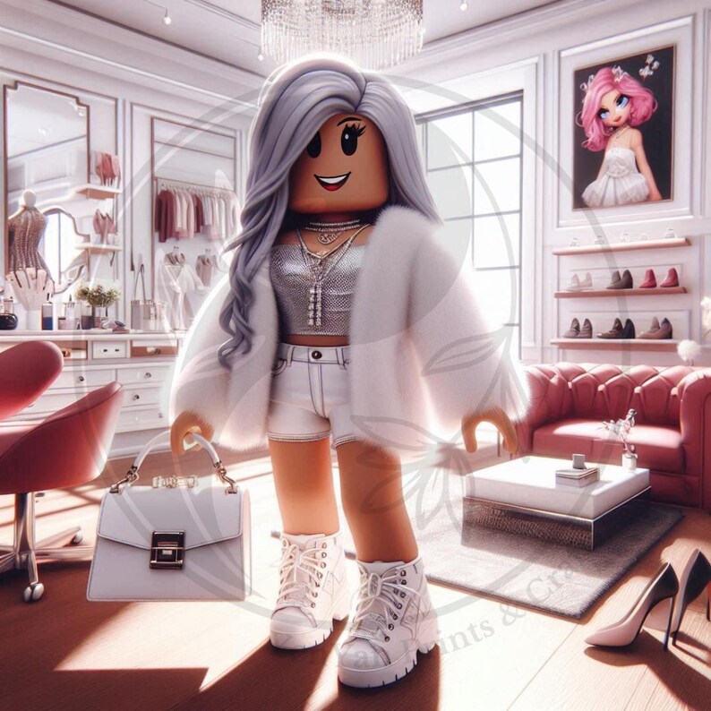 71 Cute Roblox Characters Digital Art Printable Kit Instant Digital ...