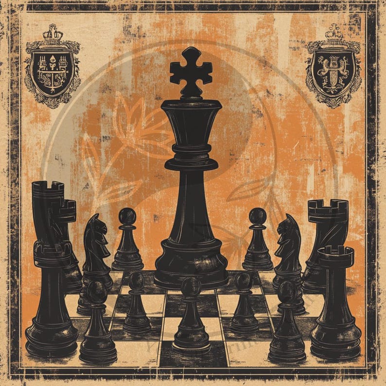 50 Chess Artwork Collection - Digital Image Set Digital Art Printable ...