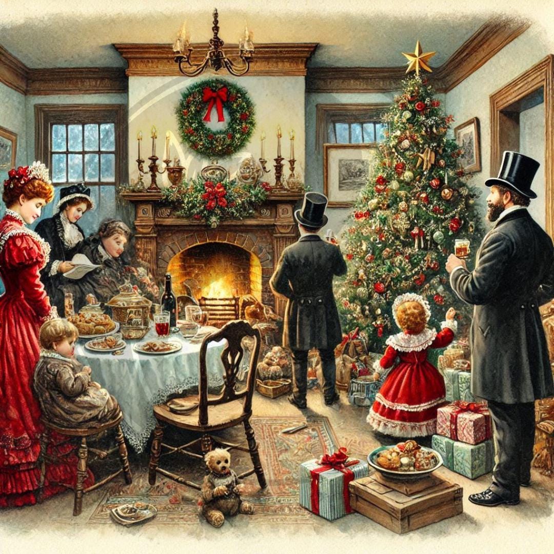 50 Victorian Christmas Digital Images Digital Art Printable Kit Instant ...
