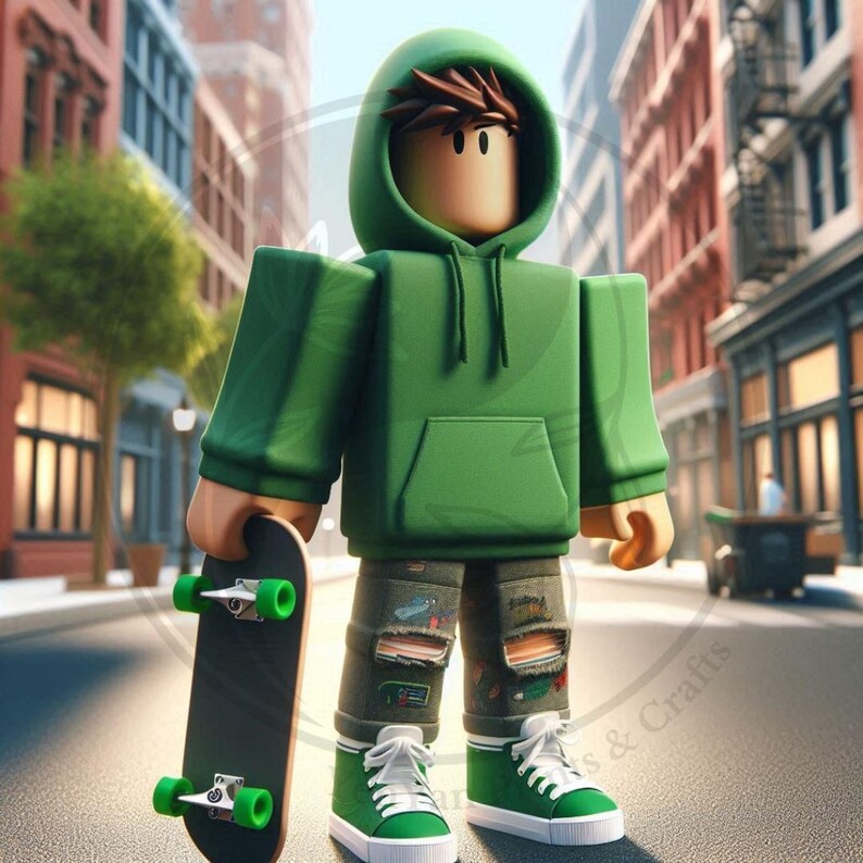 71 Cute Roblox Characters Digital Art Printable Kit Instant Digital ...