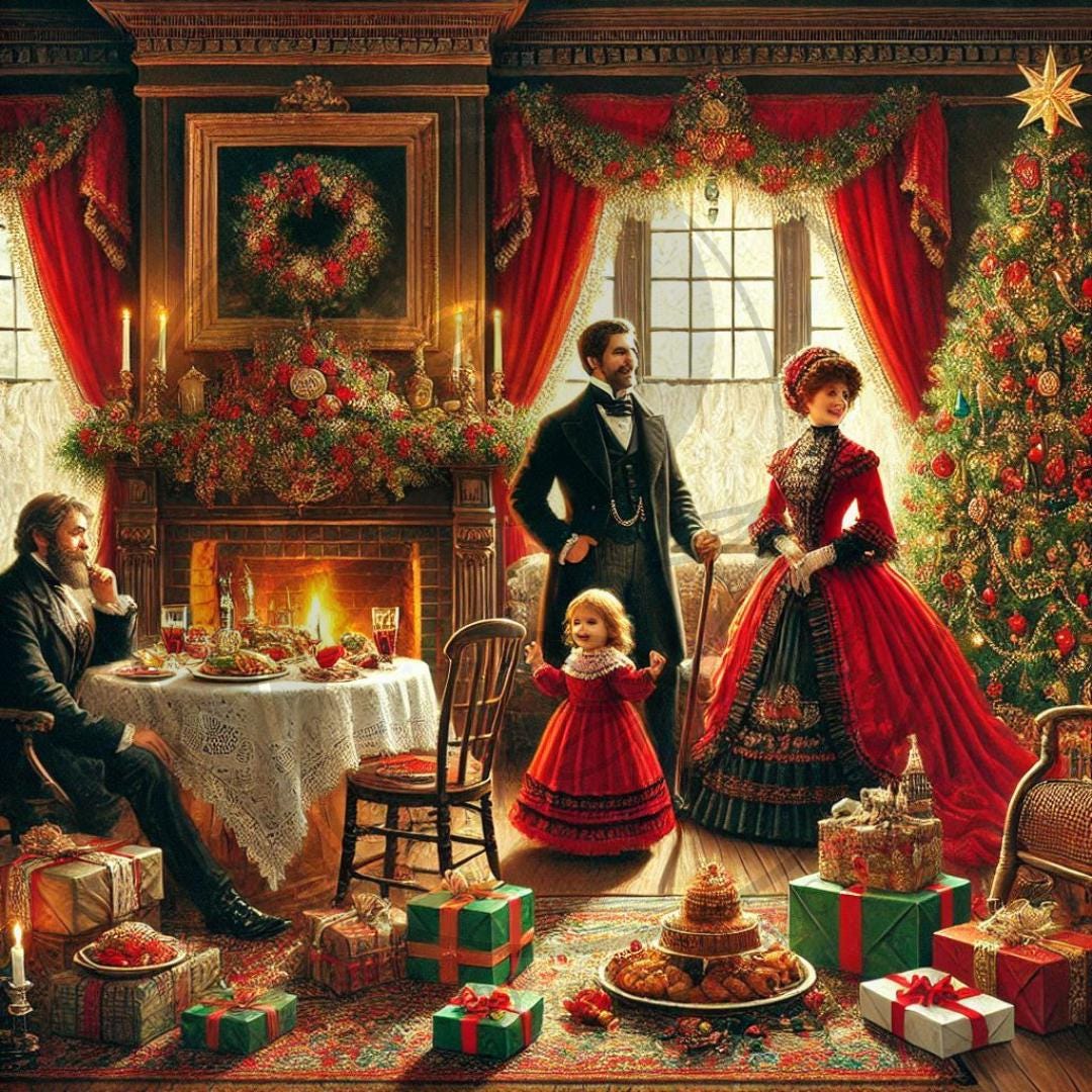 50 Victorian Christmas Digital Images Digital Art Printable Kit Instant ...