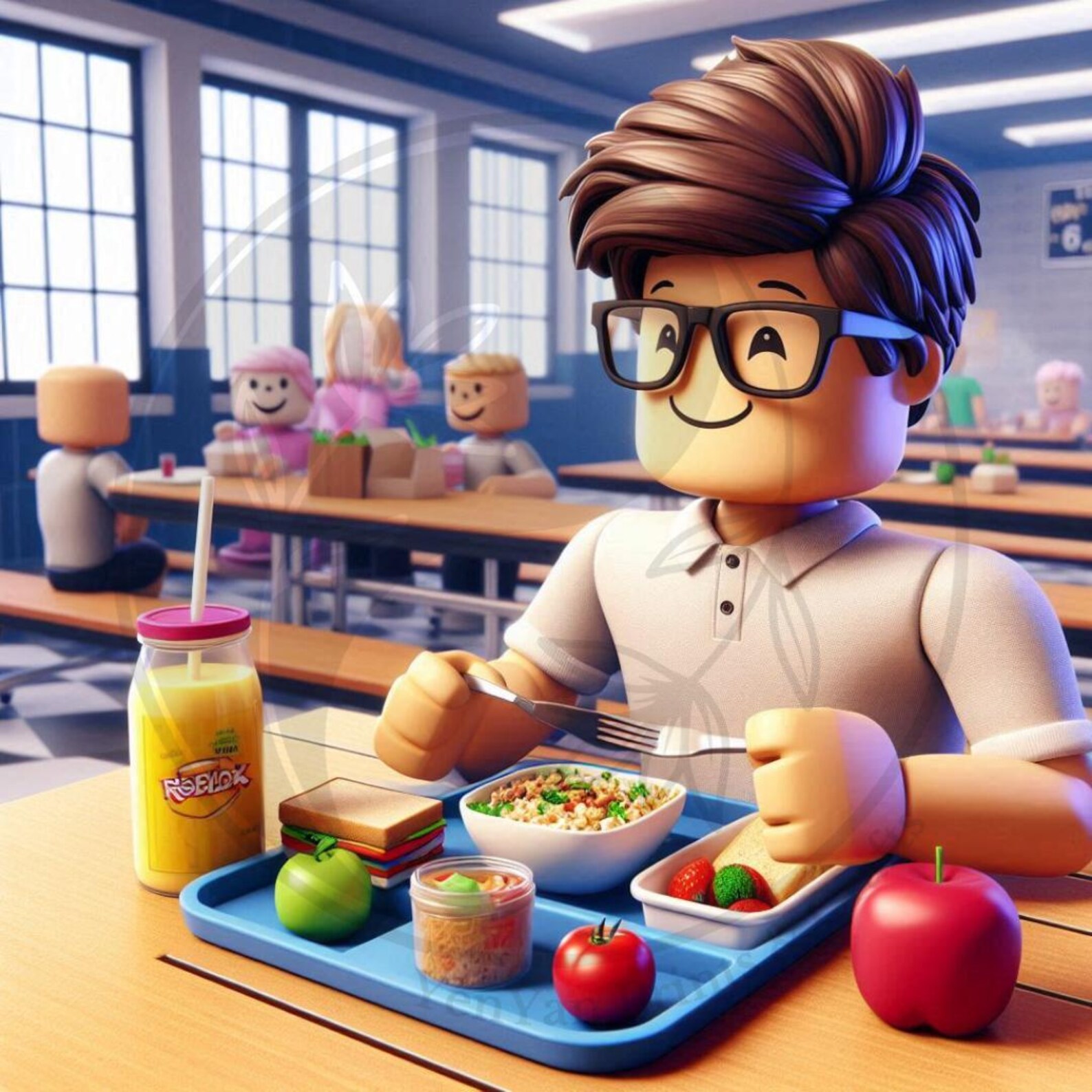 71 Cute Roblox Characters Digital Art Printable Kit Instant Digital ...