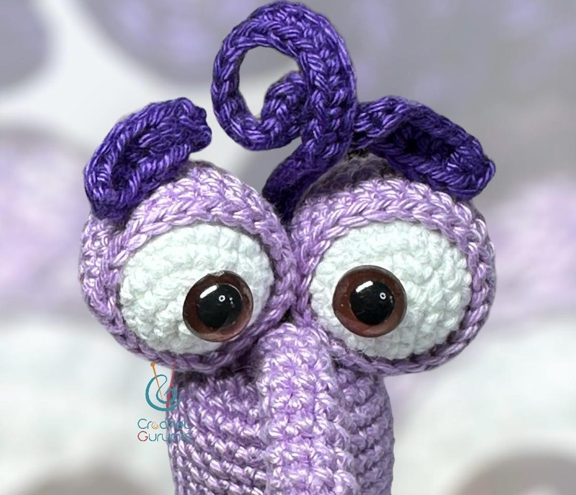 Crochet PATTERN Amigurumi Inside Out, Fear- Inside Out Fear- Digital ...