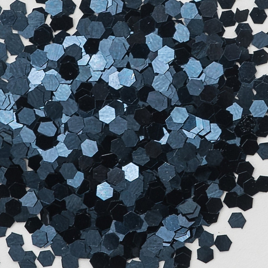 1 Oz Midnight Navy Blue Metallic Craft Jumbo Glitter - Etsy