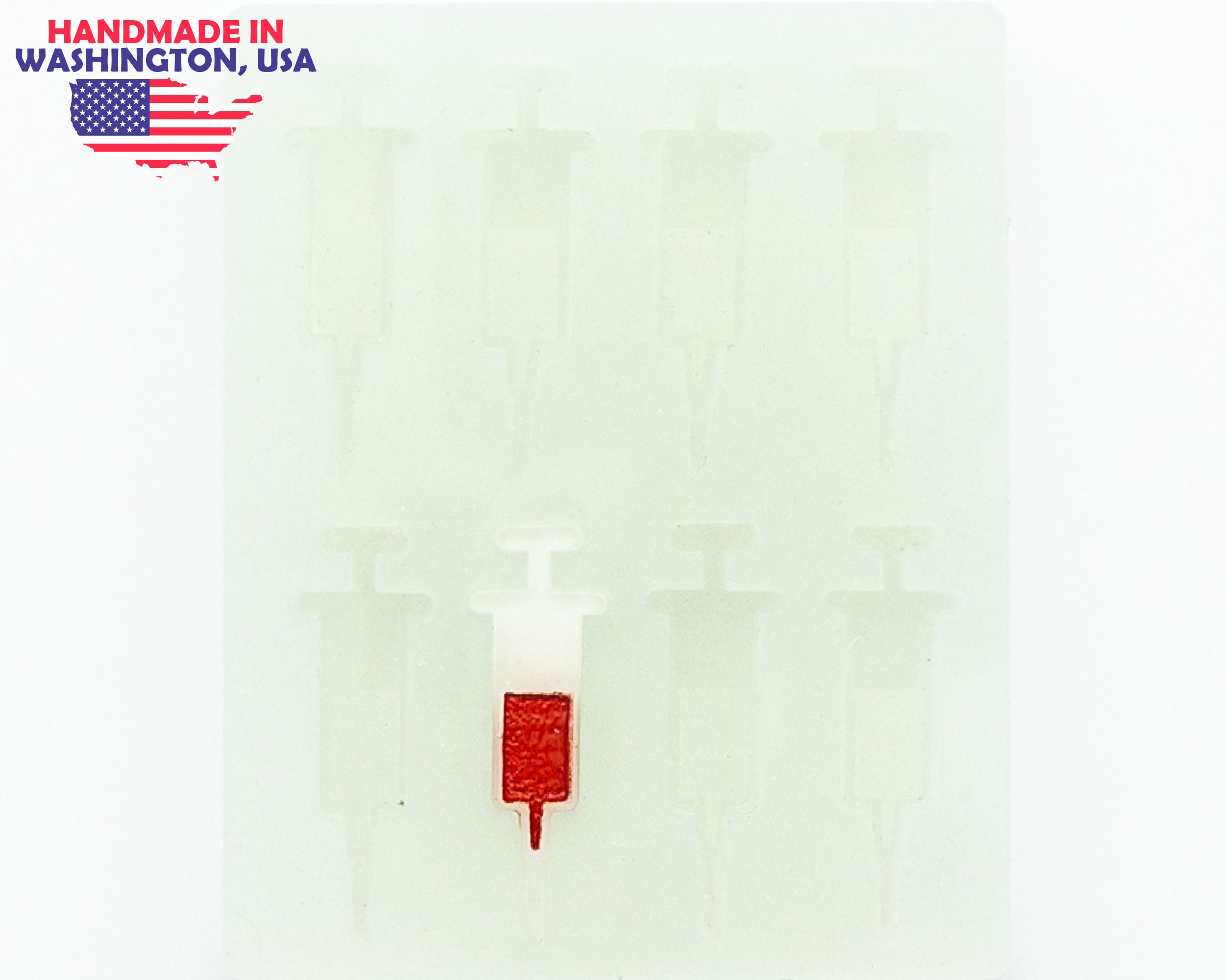 1 Long 3mm Deep Flat Syringe Shiny Silicone Earring Mold - Etsy