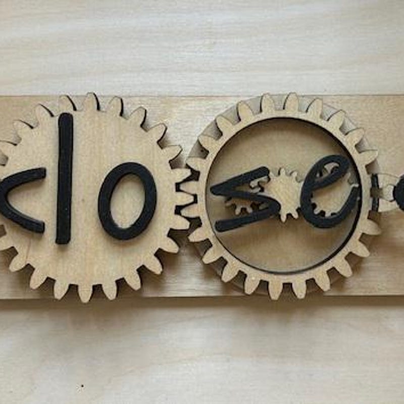 Open Closed Slider Sign - Etsy UK