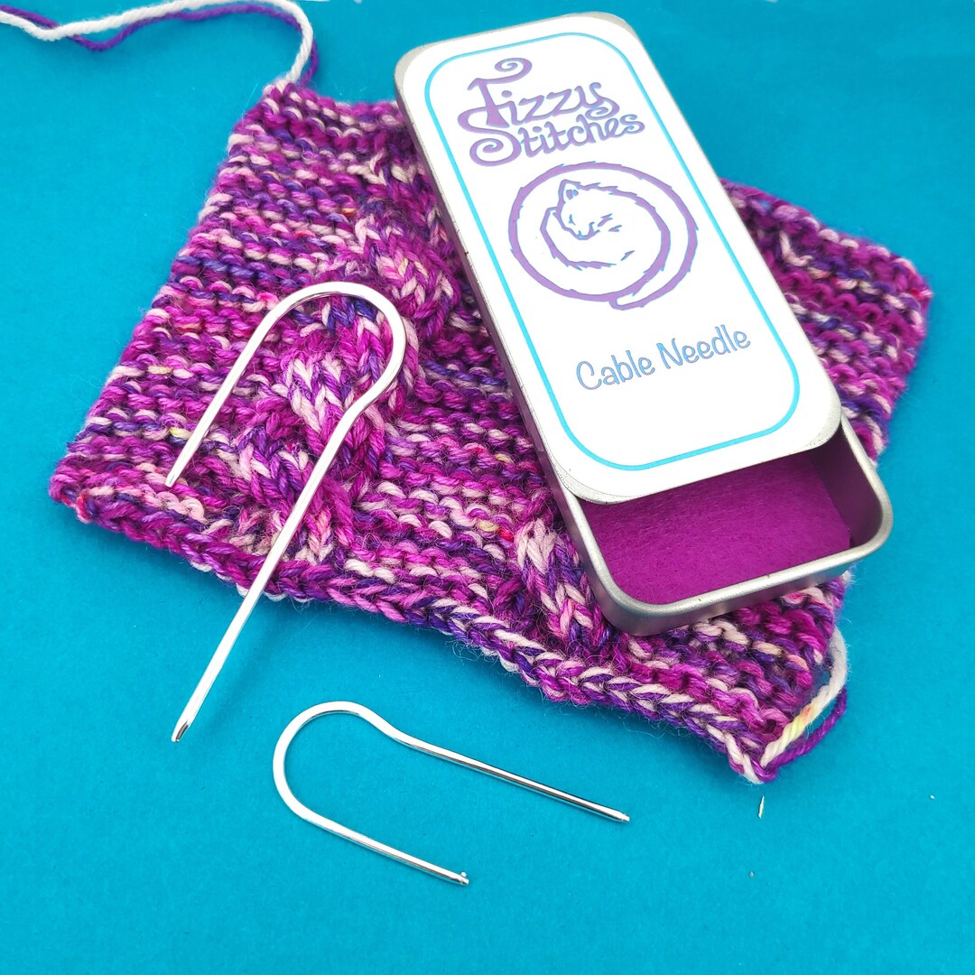 Sterling Silver Hook Cable Needle Set - Etsy