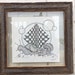 Original Pen and Ink Snail Drawing Reclaimed Wood Frame - Etsy