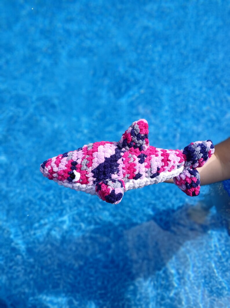 Twilight Sharkle Crochet Amigurumi Shark Handmade Plush - Etsy