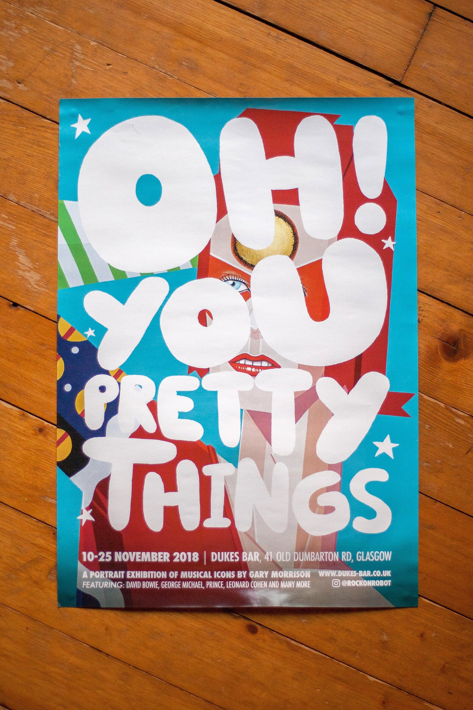 Oh You Pretty Things Exhibition Poster - Etsy