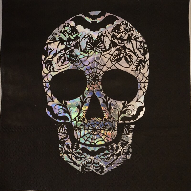 Skull Decoupage - Etsy