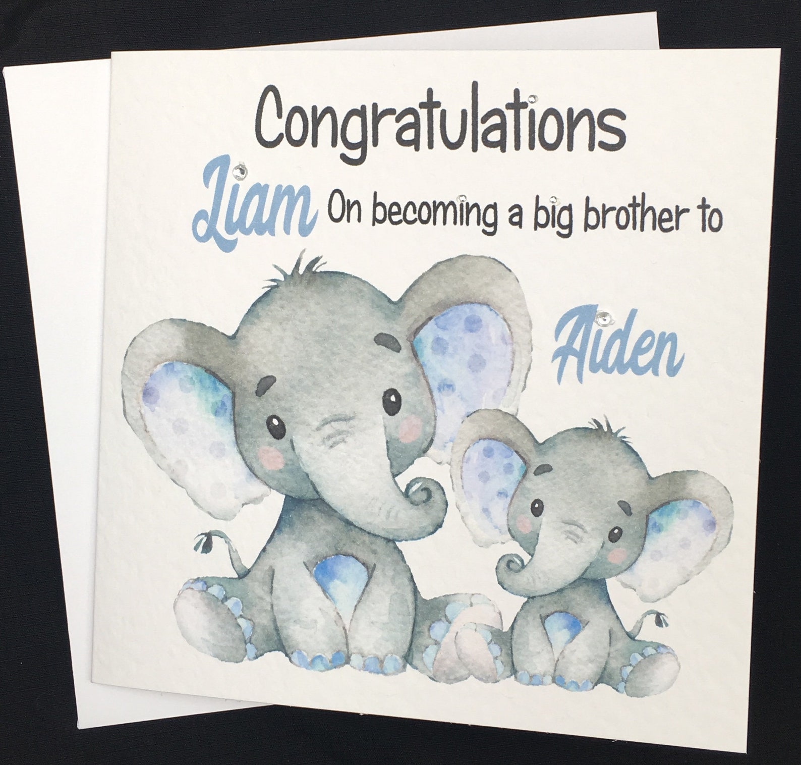 Personalised Congratulations Big Brother to Little Brother - Etsy