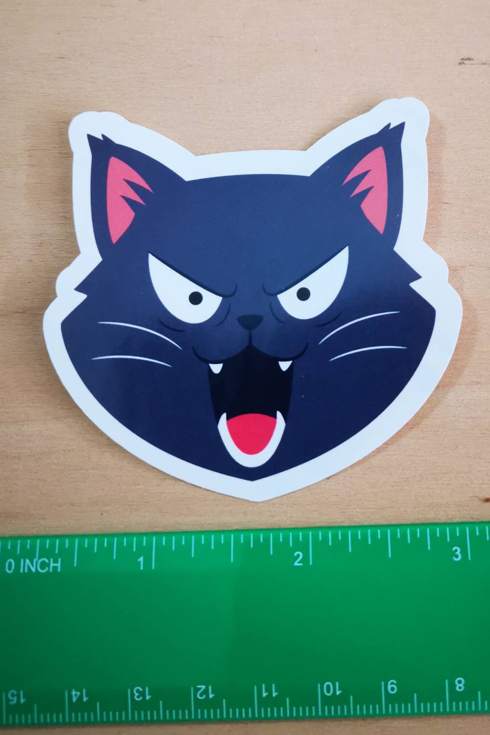 CAT FACE STICKERS, Large Die Cut Sticker Pack, for Journalling ...