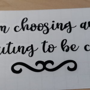 MIRROR AFFIRMATION DECALS, Vinyl Motivational & Inspirational Quote ...