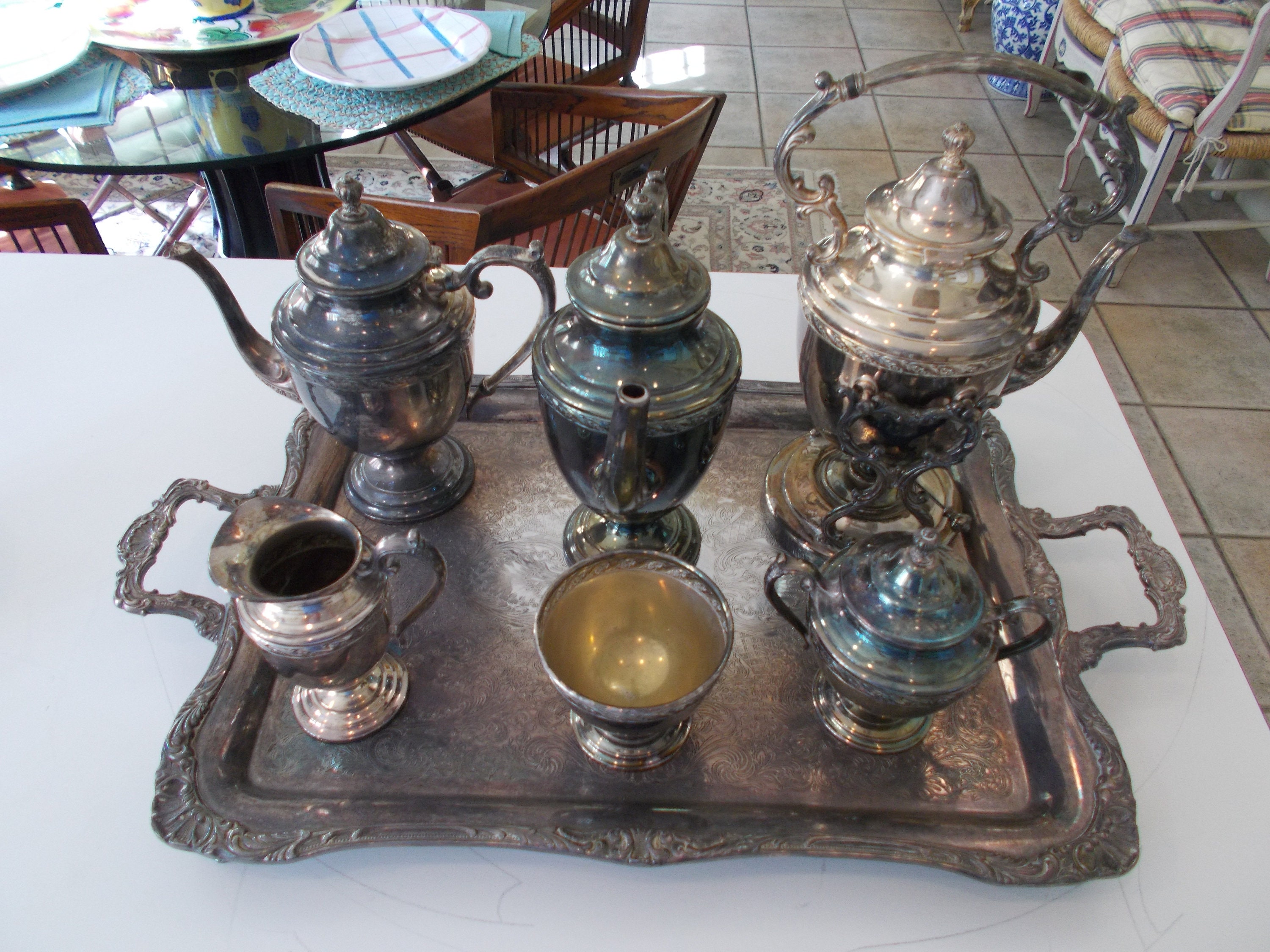 Silverplate Tea, Coffee and More "spring Flower" by International ...