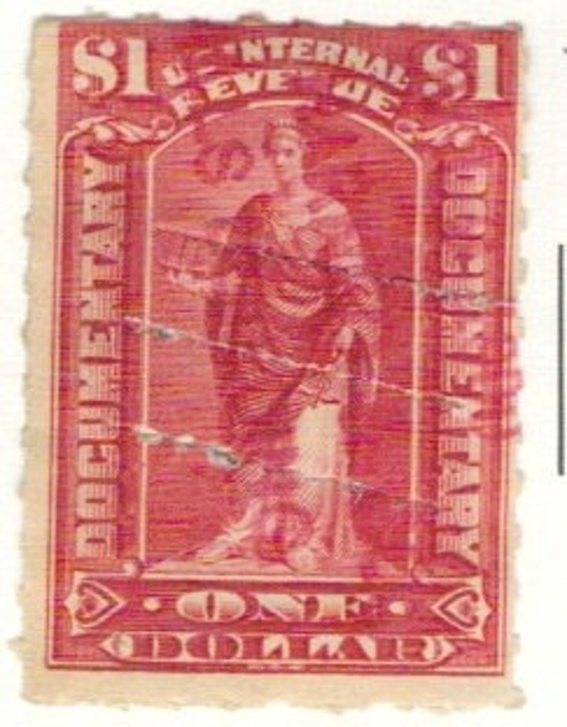 Nineteen United States Delivery, Tax and Documentary Stamps - Etsy