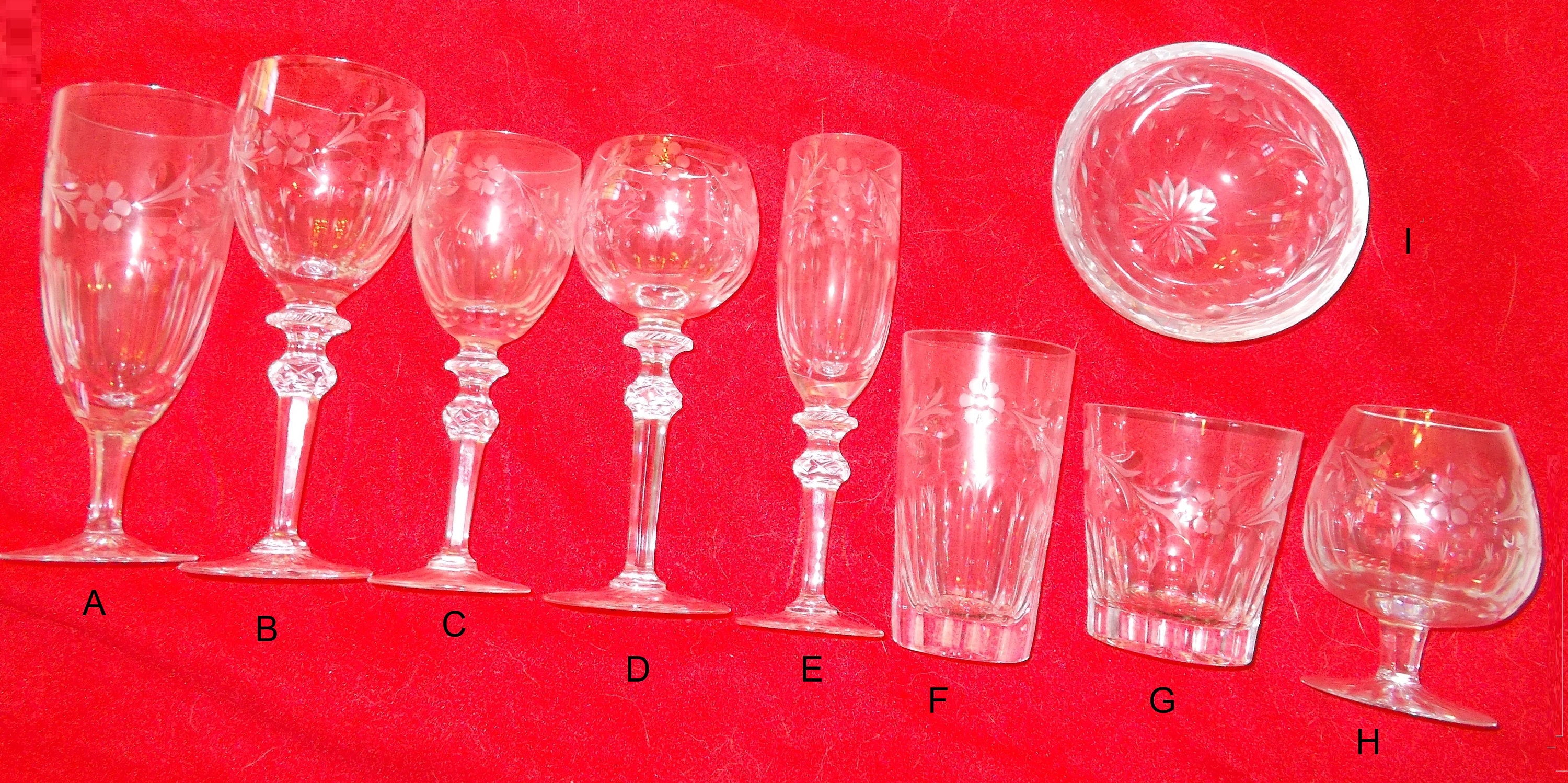 Rogaska "country Garden" Leaded Crystal - Hand Made in Yugoslavia (120 ...