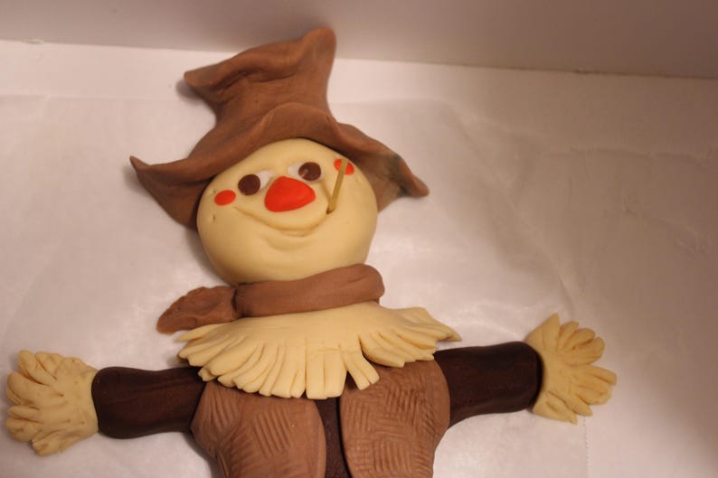 Arms Wide Open Scarecrow Cake Topper - Etsy