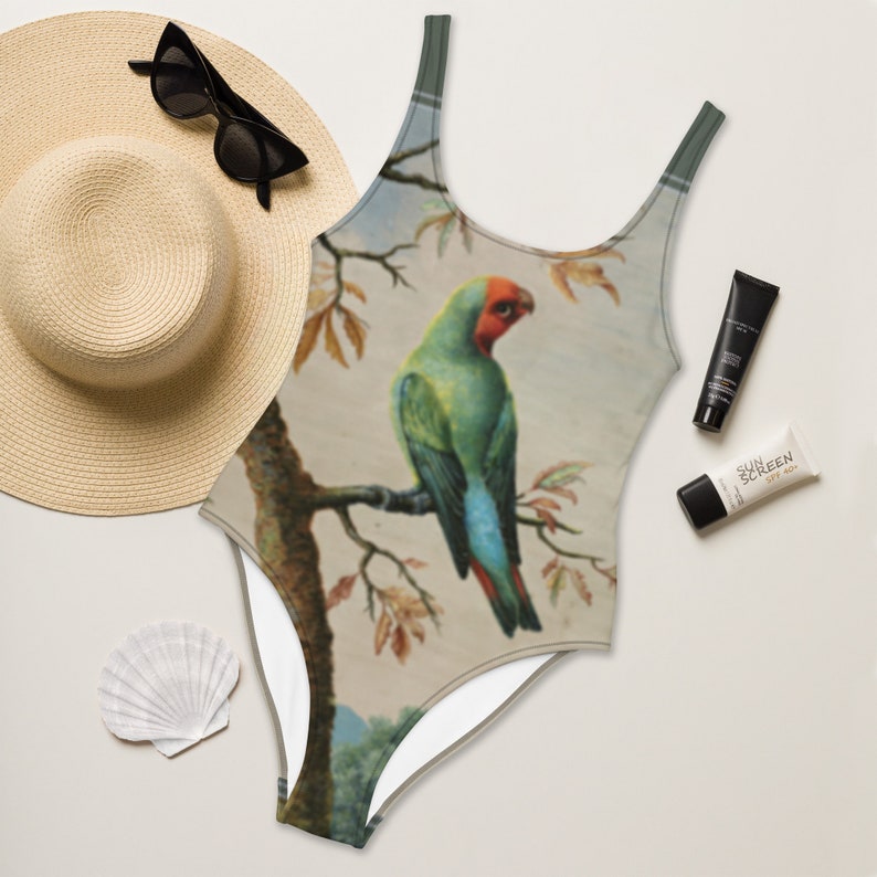 One-piece Swimsuit - Exotic Parrot - Etsy