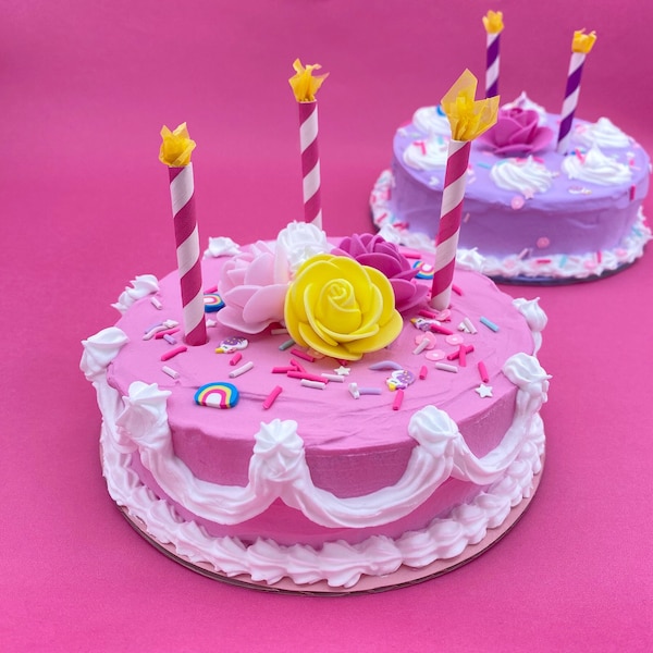 Fake Birthday Cake - Etsy