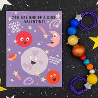 Out of This World Valentine-diy Printable-holiday Card-instant Download ...