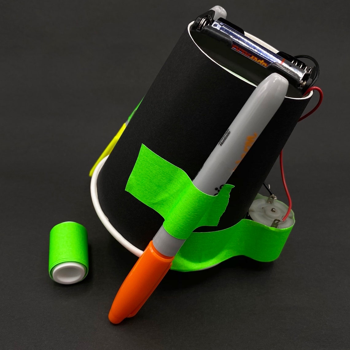 STEM Glowing Draw Bot Kit | Create a Motorized Robot That Draws AND ...