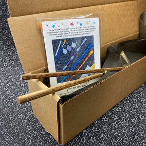 DIY Wizard Wand Craft Kit Makes 2 Unique Wood and Clay Wands No Hot ...