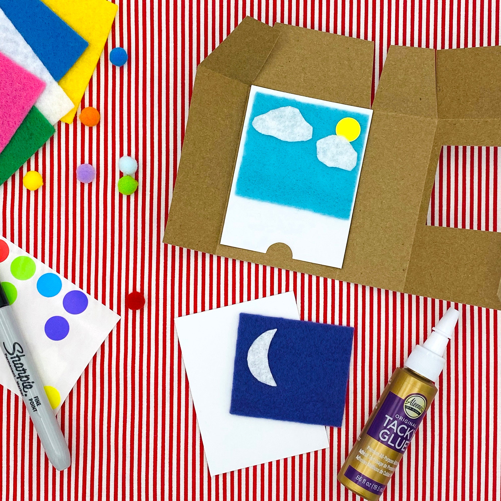 Mini Puppet Theater Craft Kit | Make a Cast of Characters and Put on a ...